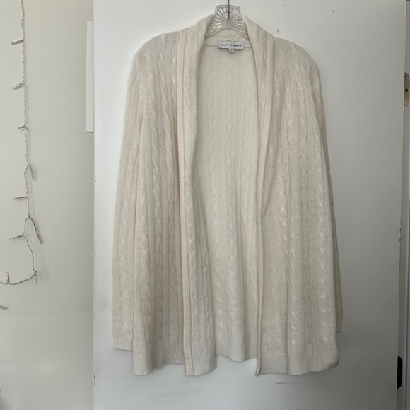 White + Warren | Sweaters | Nwt White Warren Womens Open Front Cardigan ...